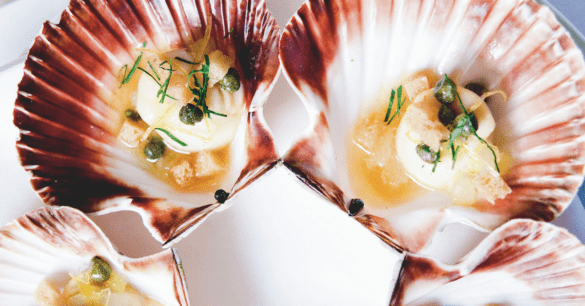 Recipe: Scallops Roasted in their Shells, à la Grenobloise | My French ...