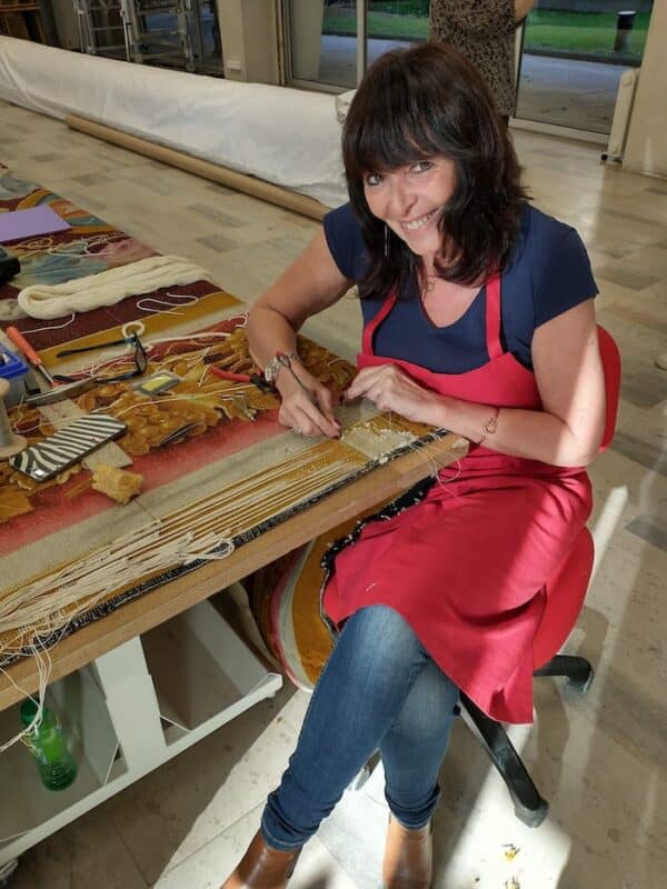 Restoring Notre Dame’s Carpet at Mobilier Nationale