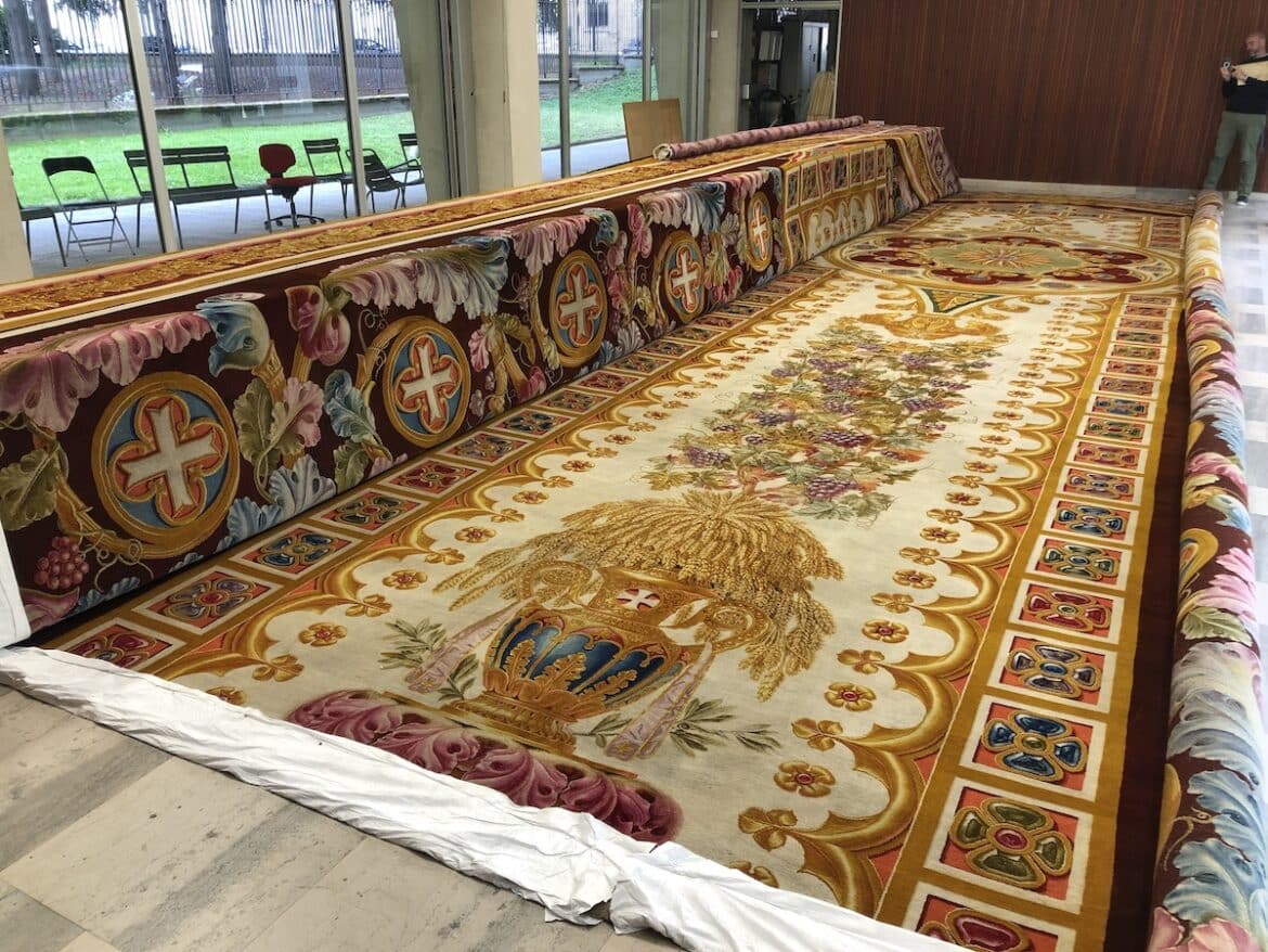 Restoring Notre Dame’s Carpet at Mobilier Nationale