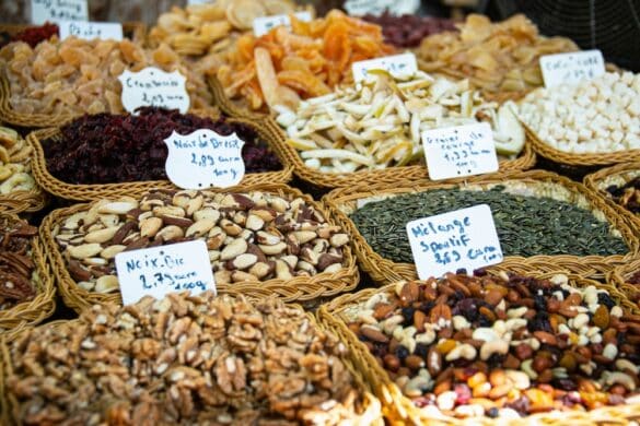 French Farmers Market Specialties in Fall